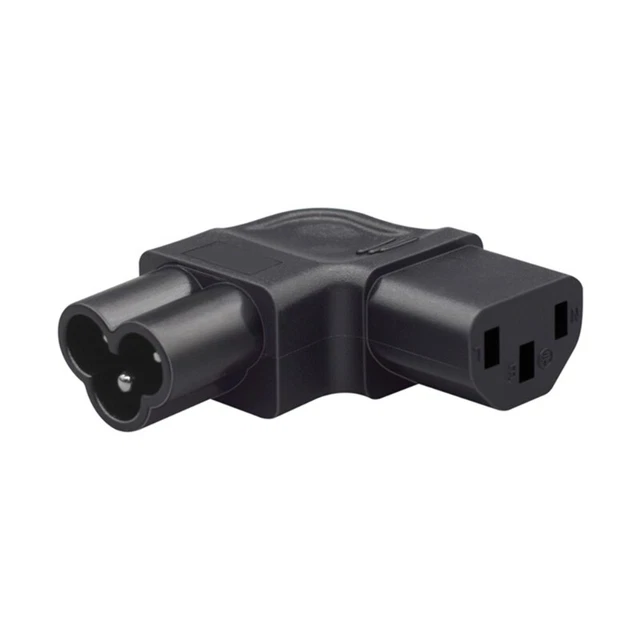 LEFT BEND POWER Plug Adapter to C13 for Seamless Electronic Integration ...