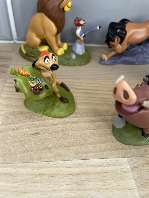 DISNEY THE LION King Figures x5 Scar Timon Pumba Simba Nala Zazu Cake ...