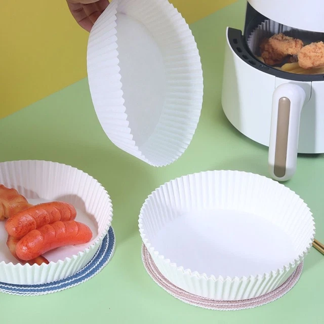 CUPS DISPOSABLE BARBECUE Plate Paper Mold Air Fryer Paper Liner ...