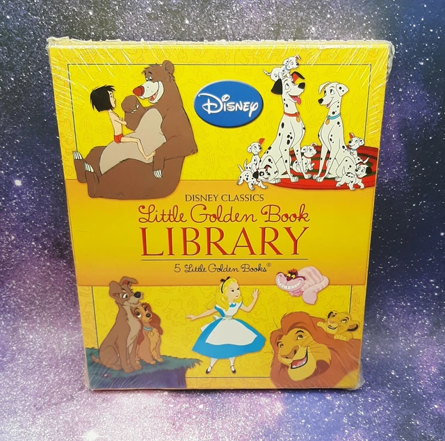 DISNEY CLASSICS LITTLE Golden Book Library 5 Book Set Brand New Sealed ...