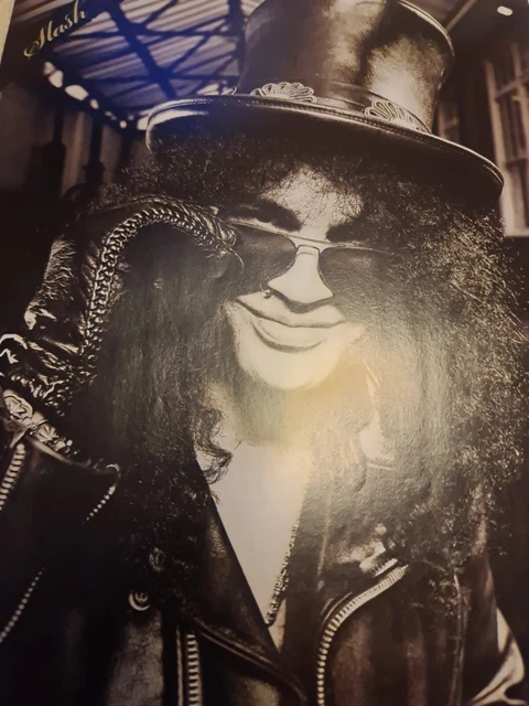 SLASH GUNS N Roses A4 Poster Kerrang Magazine Uk EUR 7,55 - PicClick FR