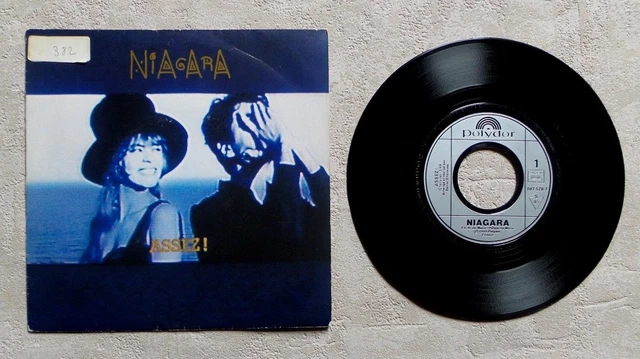 S DISQUE VINYLE 45T 7" Sp Promo / Niagara "Assez" 1988 Polydor 887 528 ...