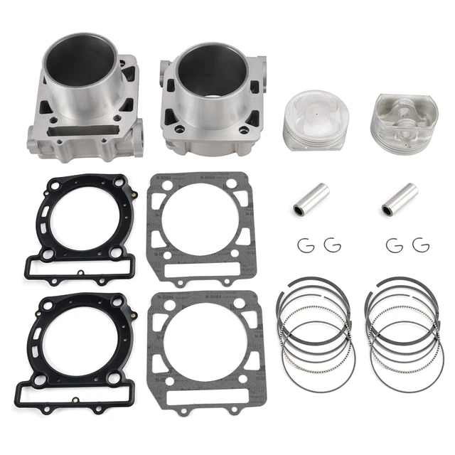 KIT CYLINDRE PISTON 91mm 800cc pour HiSun HS 800 UTV V-Twin MSU Massimo ...