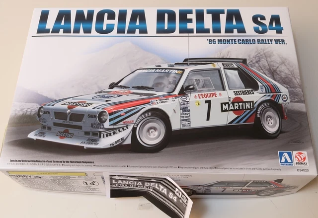 AOSHIMA BEEMAX B24020 Lancia Delta S4 86 Monte Carlo 1:24 Modellbausatz ...