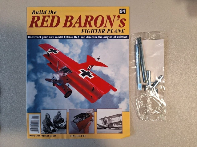 HACHETTE BUILD THE Red Baron's Fighter Plane - Numero 94 - Include ...