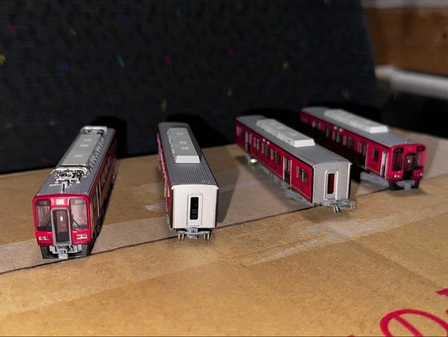 RAILWAY COLLECTION NANKAI 2000 series Sanada red train 4-car set £93.36 ...