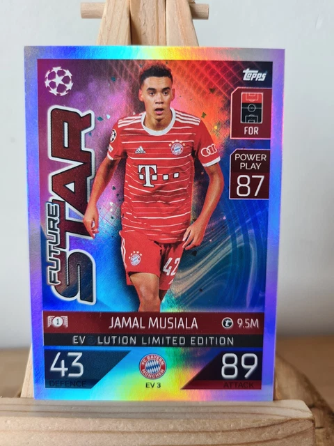 JAMAL MUSIALA EV3 Future Star Lution Limited Edition Bayern – Topps MA ...