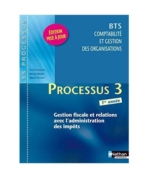 PROCESSUS 3 - BTS 1re année Les Processus Livre de l'élève: Gestion fiscale e EUR 8,67 - PicClick FR