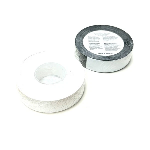 SELF AMALGAMATING TAPE 25mm x 10m Roll Self Vulcanising Tape - White or ...
