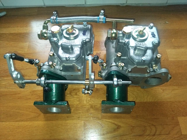 CLASSIC MINI COOPER S Genuine Split Twin Weber 40 Carbs Carburettors ...