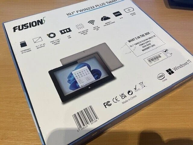 WINDOWS 11 FUSION 5 FWIN232 PLUS N4120 10.1 Tablet PC 64GB Storage 4GB ...