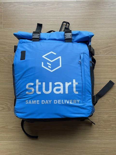 STUART ROLL TOP Thermal Bag - Food Delivery, bike, moped, driver, New £ ...