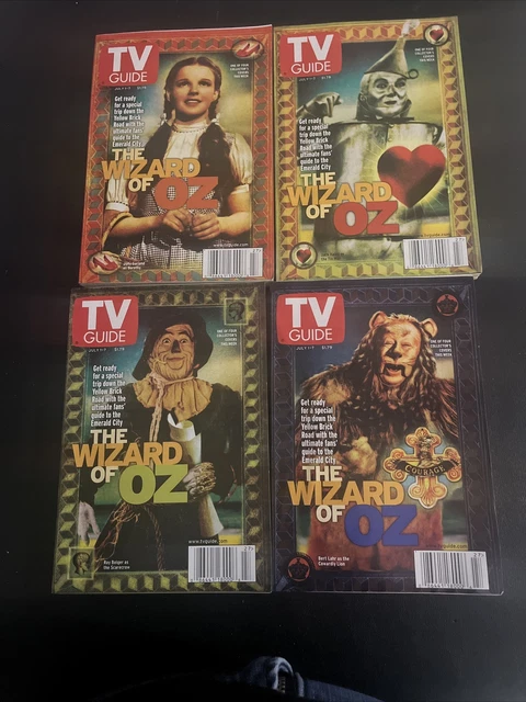 WIZARD OF OZ TV Guide July 1-7 2001-set of 4 covers £4.81 - PicClick UK