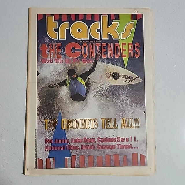 TRACKS - VINTAGE Australian Surfing Newspaper Magazine March 1988 $33. ...