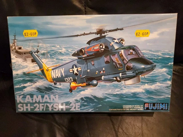 FUJIMI KAMAN SH-2F/YSH-2F Seasprite Helicopter 1/72nd model kit. Parts ...