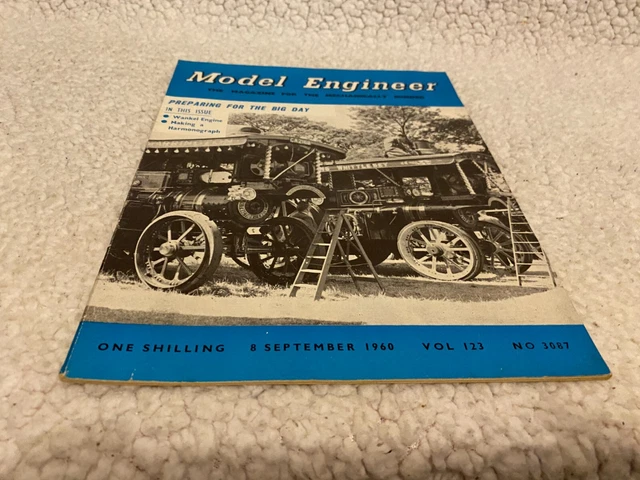 MODEL ENGINEER MAGAZINE #3087 Wankel Engine. Making A Harmonograph ...
