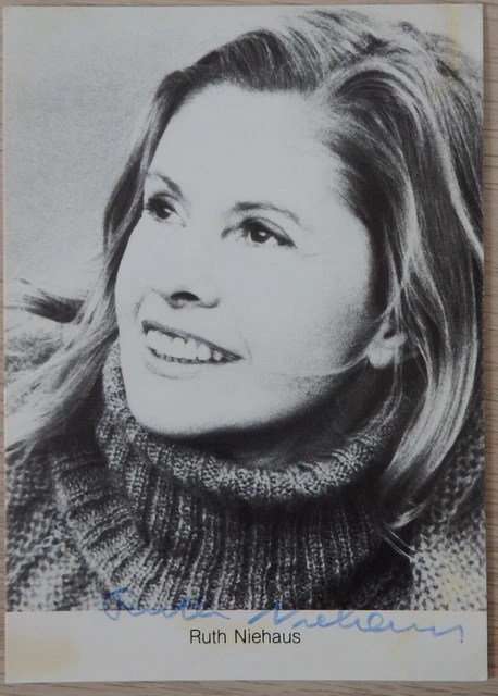AUTOGRAMM DEUTSCHE FILM- und Theater Schauspielerin Ruth Niehaus (103624) EUR 4,99 - PicClick DE