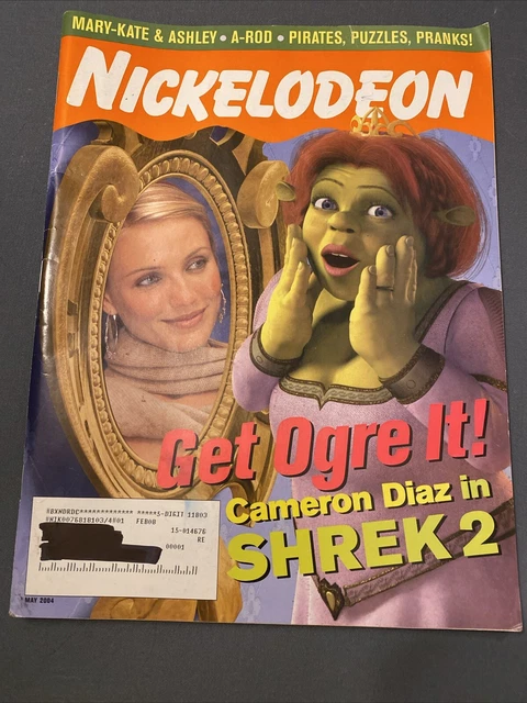 NICKELODEON MAGAZINE SHREK 2 Cameron Diaz May 2004 2000s Nick Magazine ...