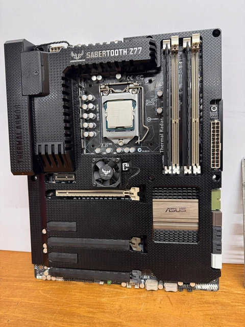 ASUS SABERTOOTH Z77 Motherboard + Intel I5-3450 3.10GHz Quad Core ...