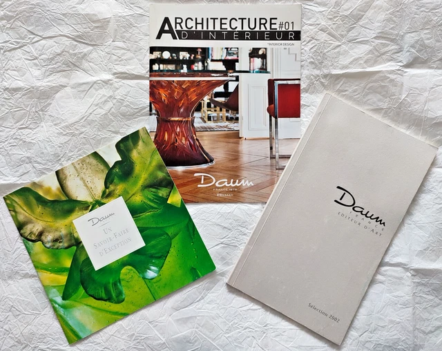 CATALOGUES DAUM. CRISTAL Daum. Sculpture Daum.Daum design.Daum book.Daum crystal EUR 44,00 ...