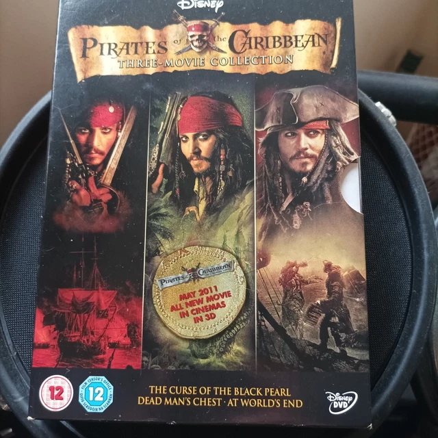 PIRATES OF THE Caribbean: Three Movie Collection DVD Boxed Set 3 DVDS ...