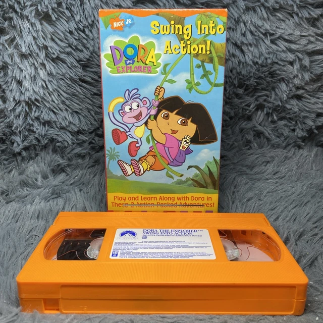 DORA THE EXPLORER - Swing Into Action VHS 2001 Nick Jr Nickelodeon ...