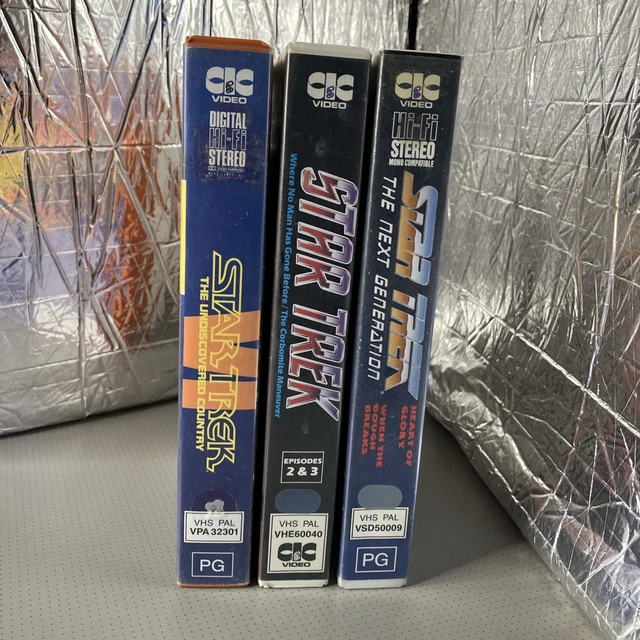 STAR TREK VHS X 3 Cic Video Big Box $100.00 - PicClick AU