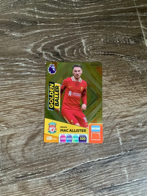 PANINI ADRENALYN XL 2024/25 2025 Alexis Mac Allister Liverpool Golden ...