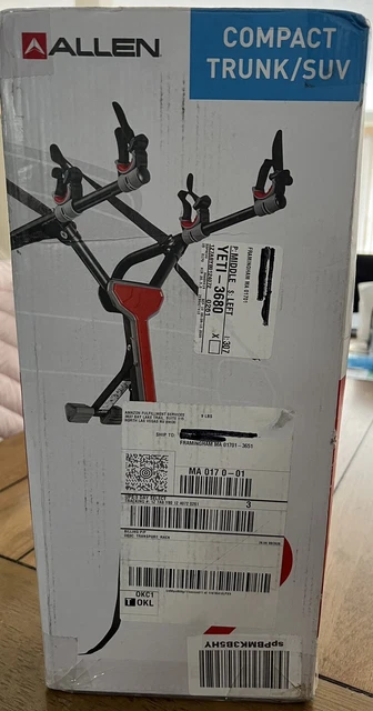 ALLEN SPORTS ULTRA Compact Folding 2-Bike Trunk Mount Rack - MT2 NIB ...