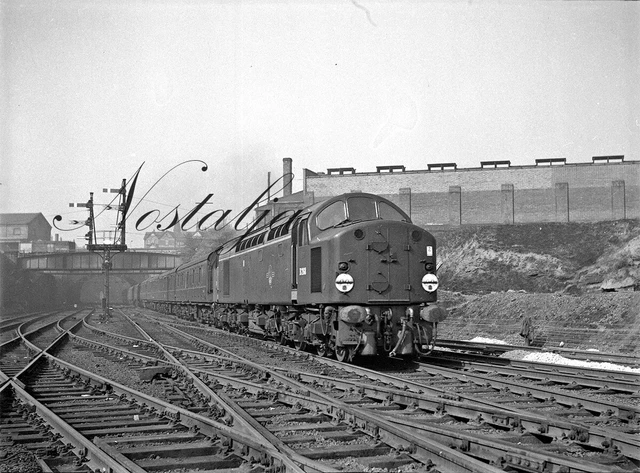 RAILWAY NEGATIVE MEDIUM format Class 40 diesel D268 Chester 1960's £5. ...