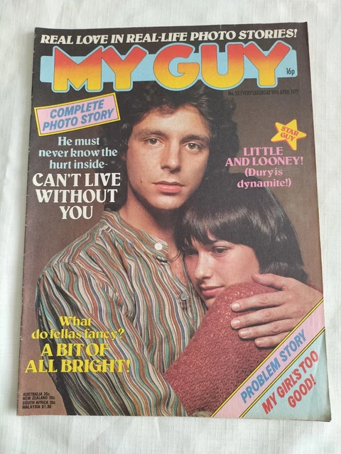 1979 MY GUY Mag 14th Apr No 53 Ian Dury, Allan Love, Leif Garratt £9.95 ...