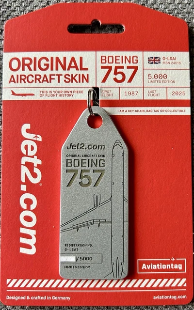 AVIATIONTAG : JET 2 / Jet2 : Boeing 757-200 Series : G-Lsai : Silver ...