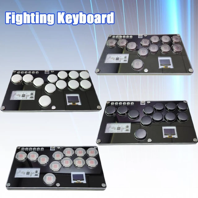 JOYSTICK FIGHTING KEYBOARD for Hitbox Raspberry Pi Street Fighter 6 ...