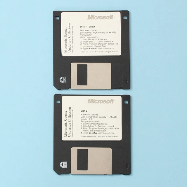 VINTAGE MICROSOFT SCENES Undersea Collection - Windows 3.1, 95 & 98 (3. ...