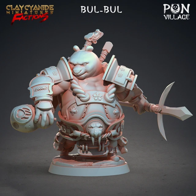 TUTEUR DE MONASTÈRE Miniature Panda Monk pour RPG Comme D&d 5e ...