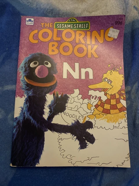 SESAME STREET COLORING Book Whitman Unused 1976 Grover N Whitman £7.93 ...