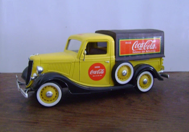 VOITURE MINIATURE 1/19 - Solido - Ford V8 Pick-up Bâché - Coca-Cola - 1936 EUR 50,00 - PicClick FR