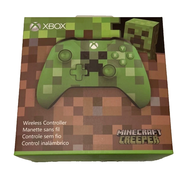 BRAND NEW MINECRAFT Creeper Limited Edition Wireless Controller Xbox ...