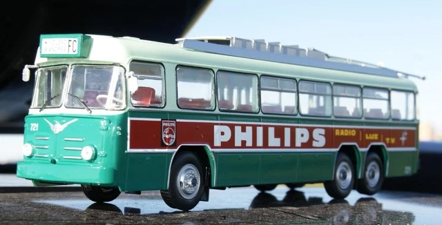 BUS TROLLEYBUS VETRA BERLIET VA3B2 1961 BARCELONA PHILIPS. DIECAST. 1/ ...