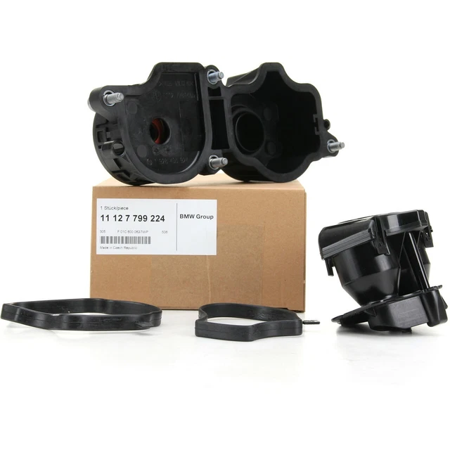 ORIGINAL BMW OIL separator ventilation unit crankcase ventilation ...