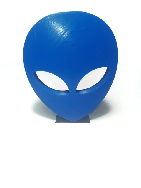 NEW BLUE ALIEN Head Display Sci-fi Extraterrestrial Figurine ...
