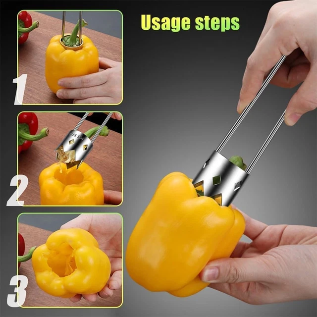 STAINLESS STEEL CORER to Remove Pear Cores, Fruit Cores, Vegetable ...