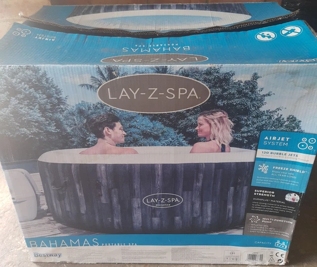 LAY-Z-SPA BAHAMAS AIRJET Hot Tub up to 4 people - boxed £224.28 ...
