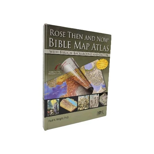 ROSE THEN & Now Bible Map Atlas With Biblical Background & Culture Paul ...