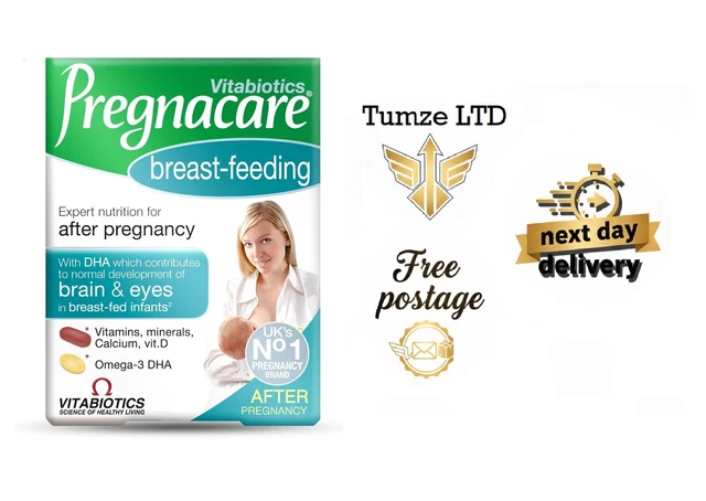 PREGNACARE VITABIOTICS BREAST-FEEDING Tablets, Pack of 1, 84 Count £10. ...