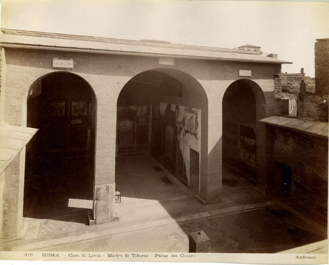 ANDERSON. ITALIE, ROMA, Casa di Livia, Madre di Tiberio, Palazzo dei ...