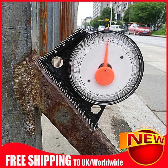 MEASURING TILT LEVEL Gauge Magnetic Slope Inclinometer Angle Finder ...