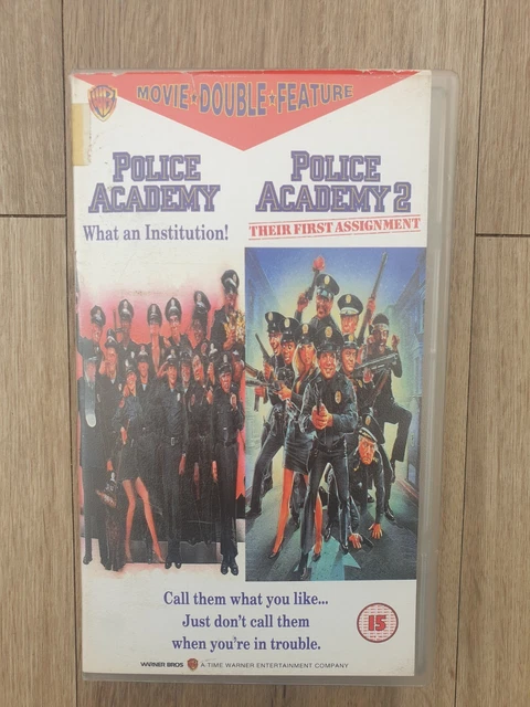 POLICE ACADEMY 1 and 2 VHS Movie Double Feature 1993 £12.99 - PicClick UK