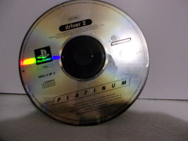 JEU DRIVER 2 Platinium CD Seul Disc 2 Of 2 ps1 EUR 4,40 - PicClick FR