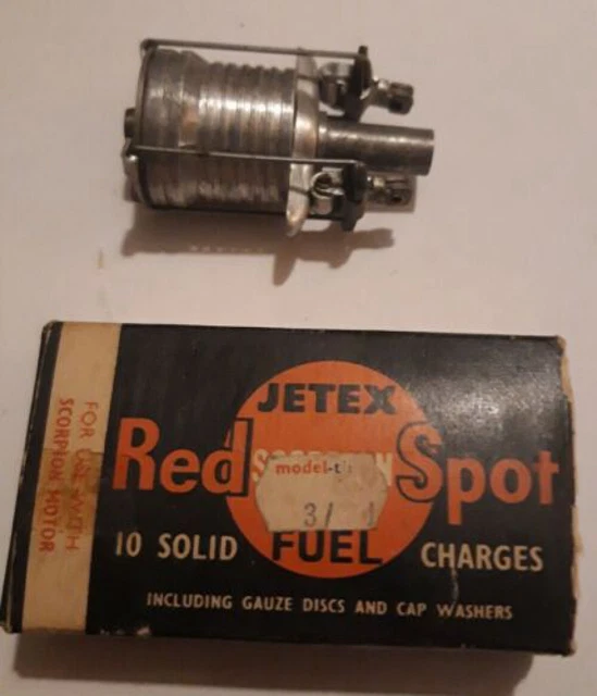 VINTAGE JETEX SCORPION 600 Model Airplane Jet Car Boat Motor Engine ...